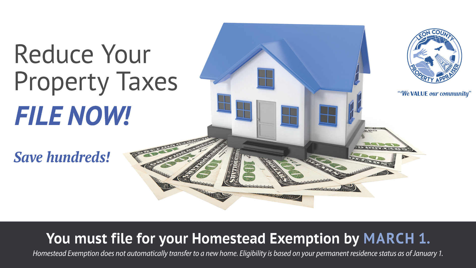 Leon County homeowners can save hundreds on their property taxes by ...